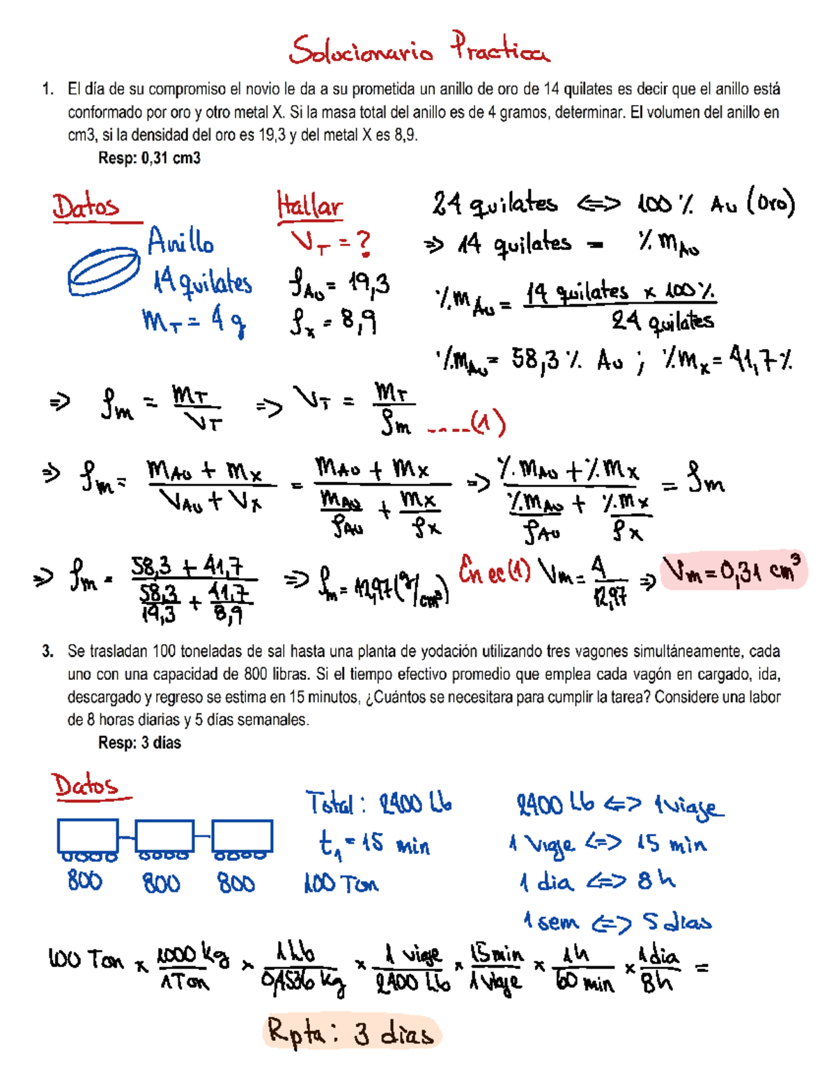 Solucionario Practica Cap 1 - Química - Studocu