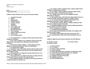 Account Receivable practice questions with answer key - Accountancy ...