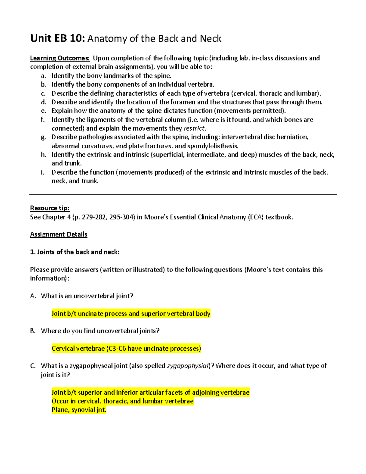 EB unit 10 Back and Neck - external brain 10 - Warning: TT: undefined function: 32 Warning: TT ...