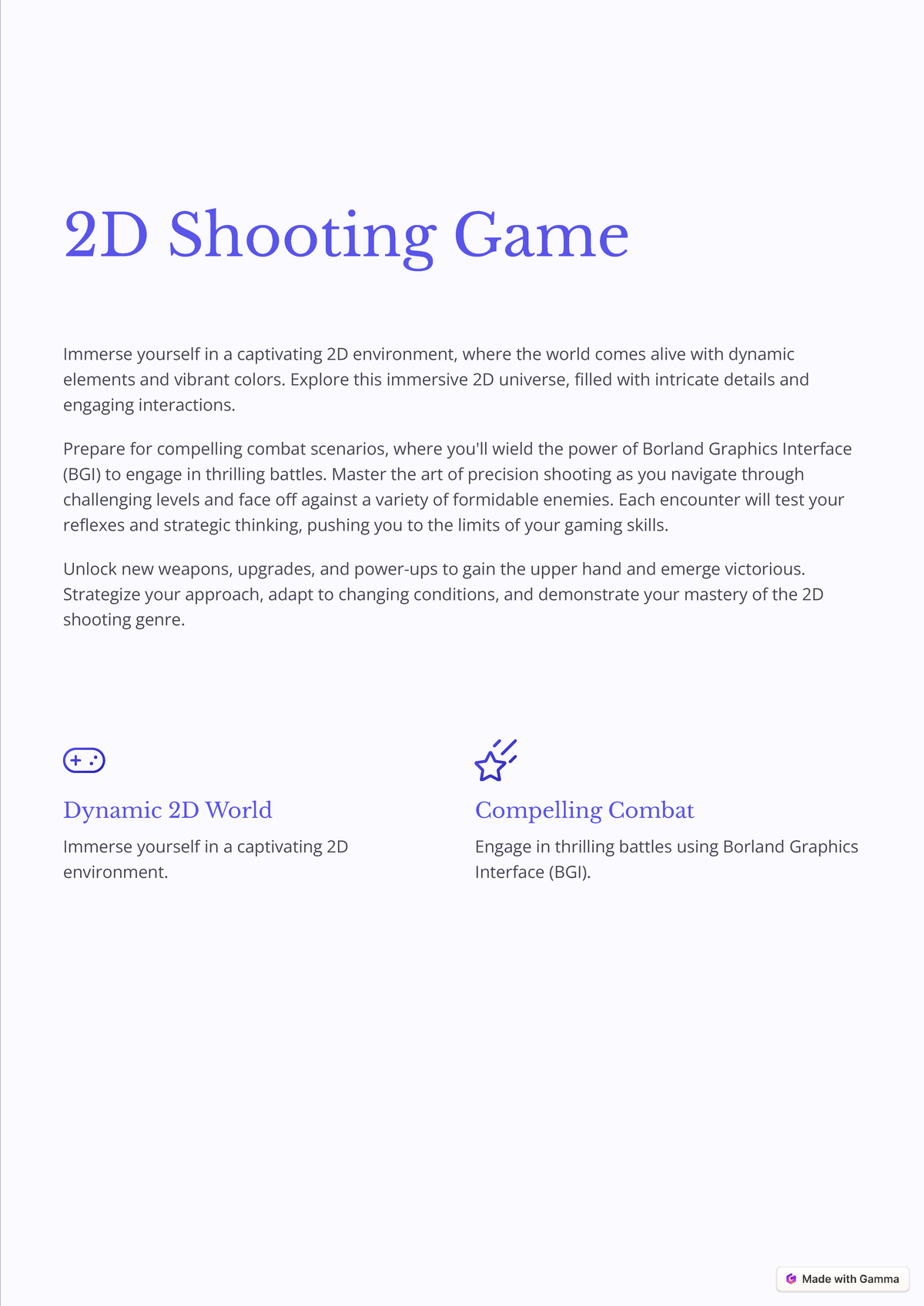 2D-Shooting-Game - 2D Shooting Game Immerse yourself in a captivating ...