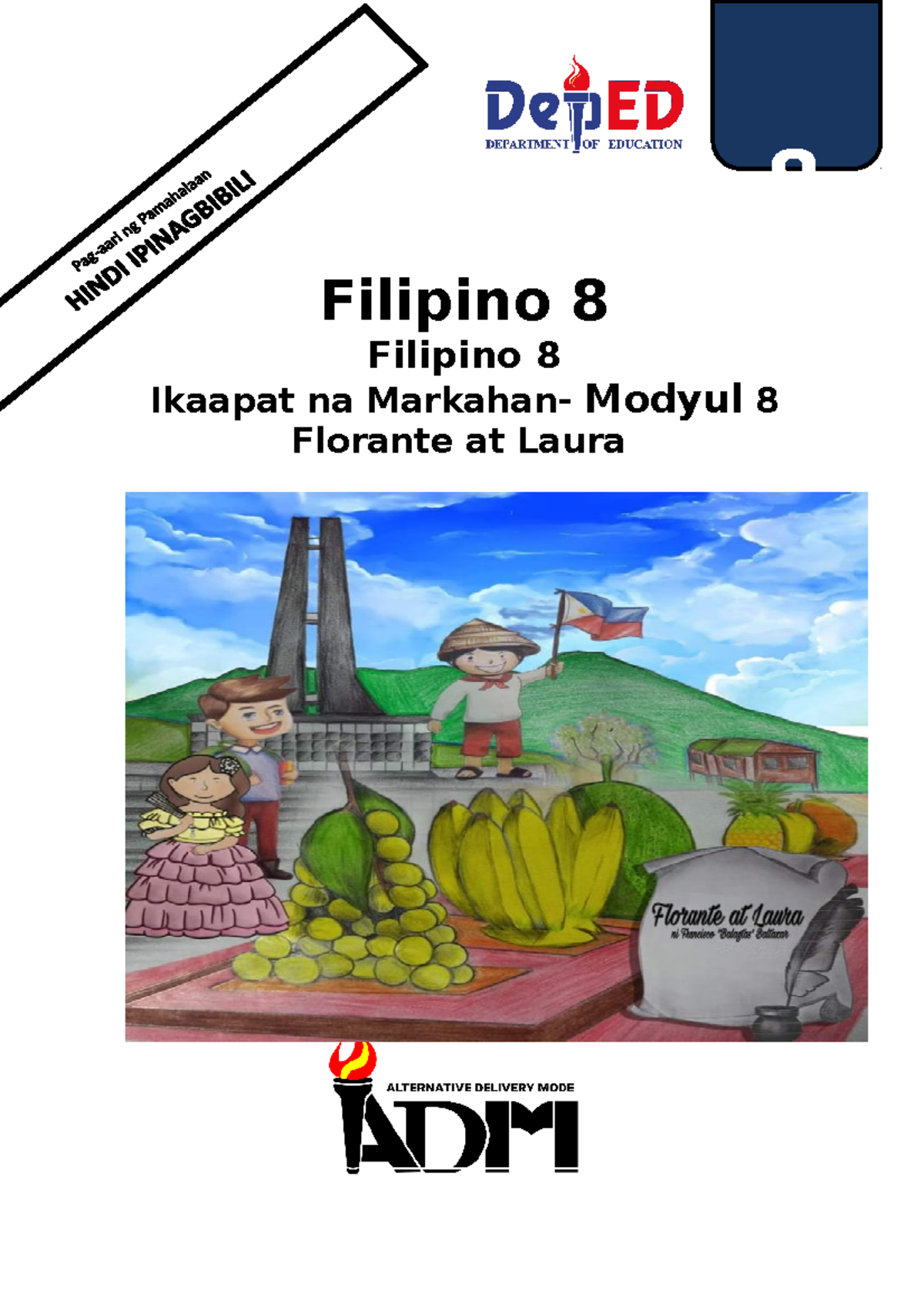 Fil8 q4 mod8 v3 - Summary worksheet and a lesson in Filipino 8 Quarter ...