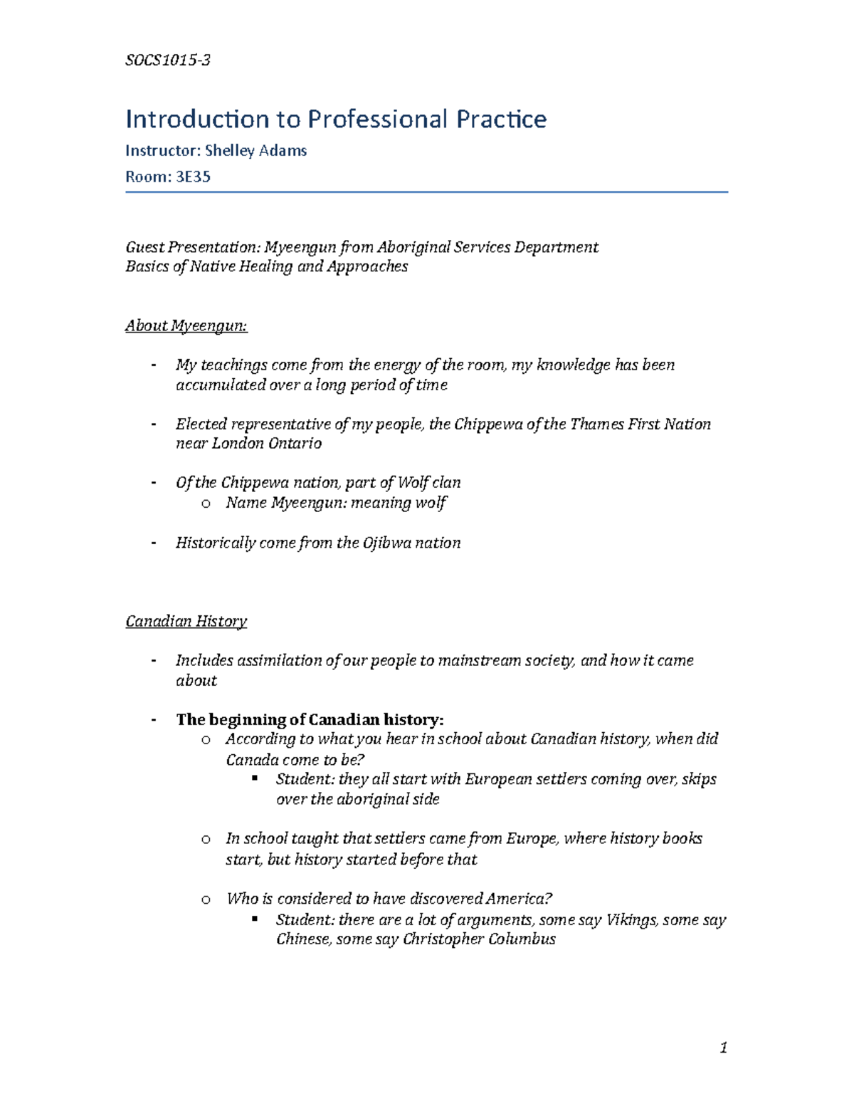 Intro to Professional Practice - Native Teaching - Nov 3, 2016 ...