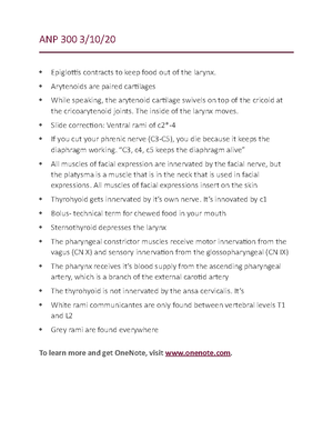 Acute bone disorders 6 - lecture notes - Narrowing of the spinal canal ...
