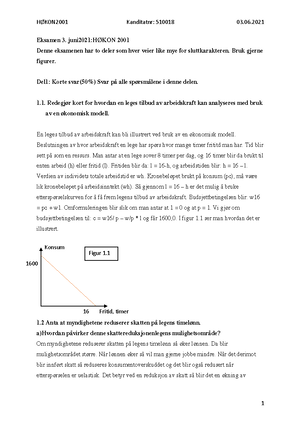 Obligatorisk semesteroppgave - Vår 2023. Del 1: Korte svar (50 %) Svar på alle spørsmålene i ...