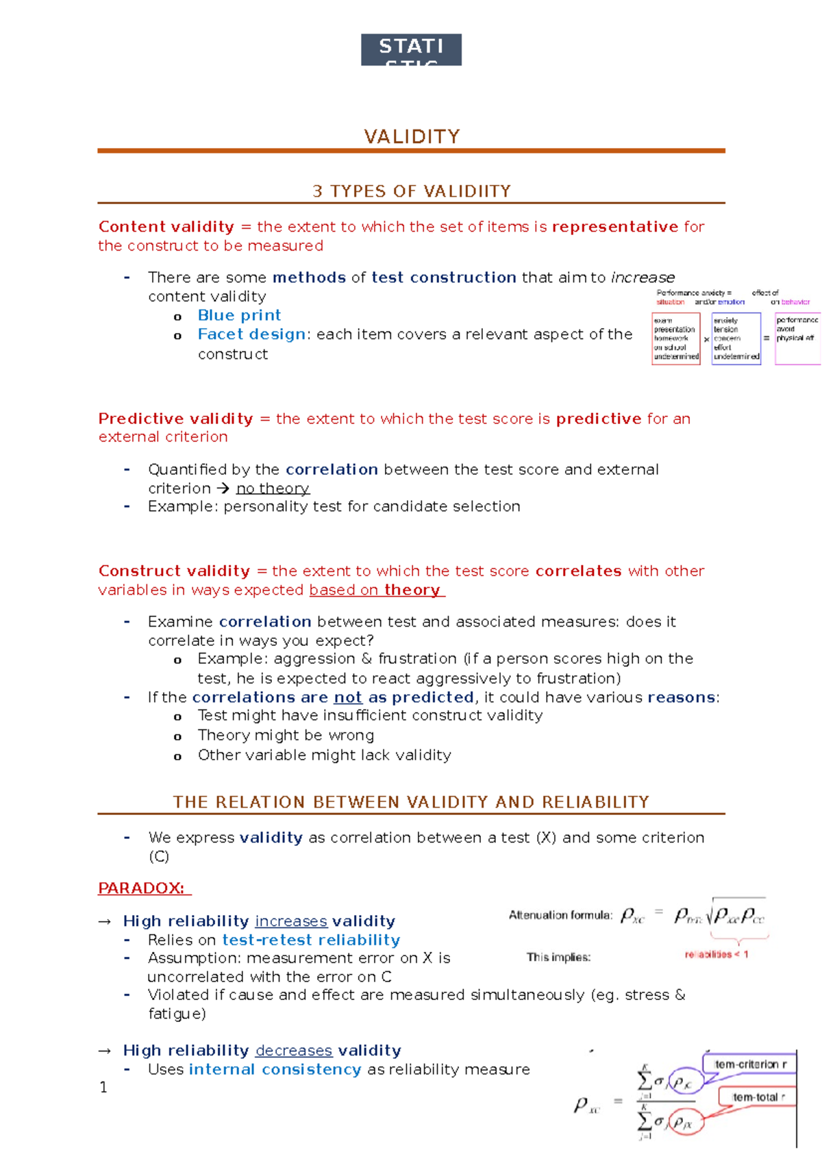 6-Validity-Agreement - VALIDITY 3 TYPES OF VALIDIITY Content validity ...