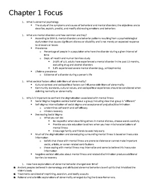 Chapter One Quiz - Chapter One Quiz A comprehensive definition of ...