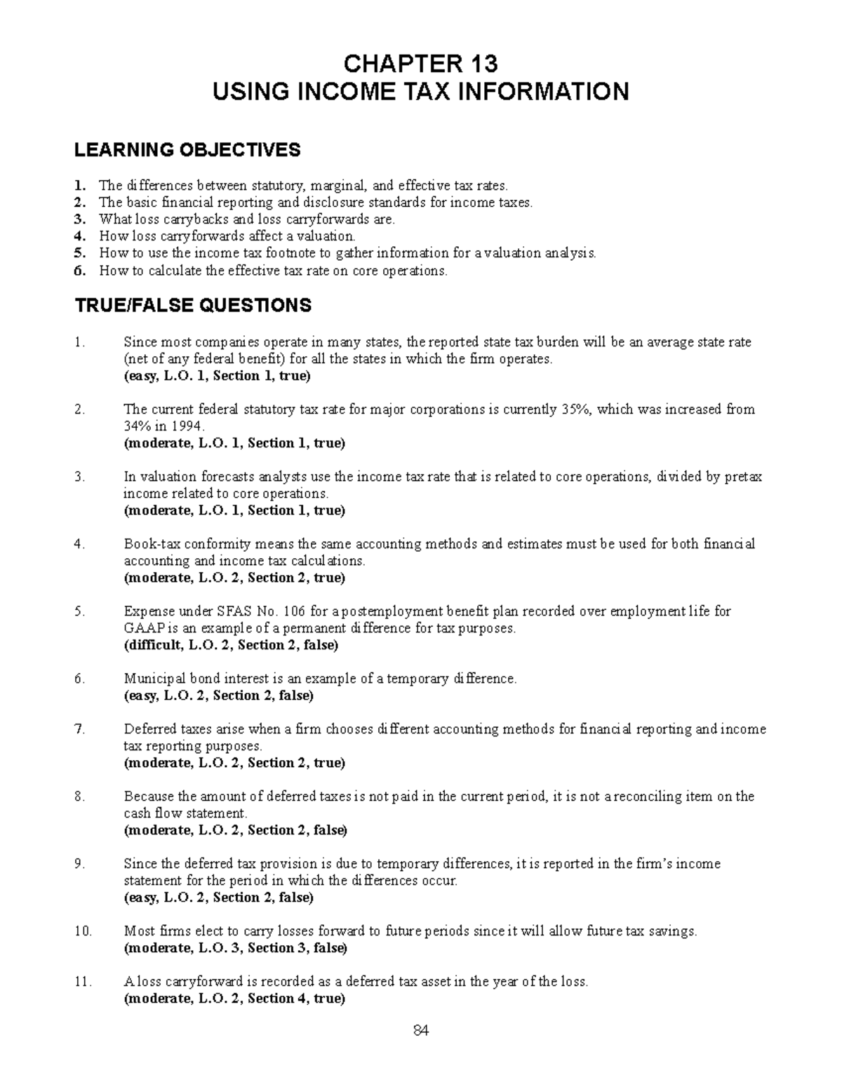 SD13-Using Income Tax Information - CHAPTER 13 USING INCOME TAX ...