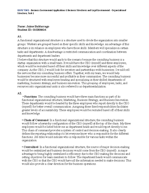 C234 Task 2 - C234 Task 2 - REM1: Task 2: Workforce Planning ...