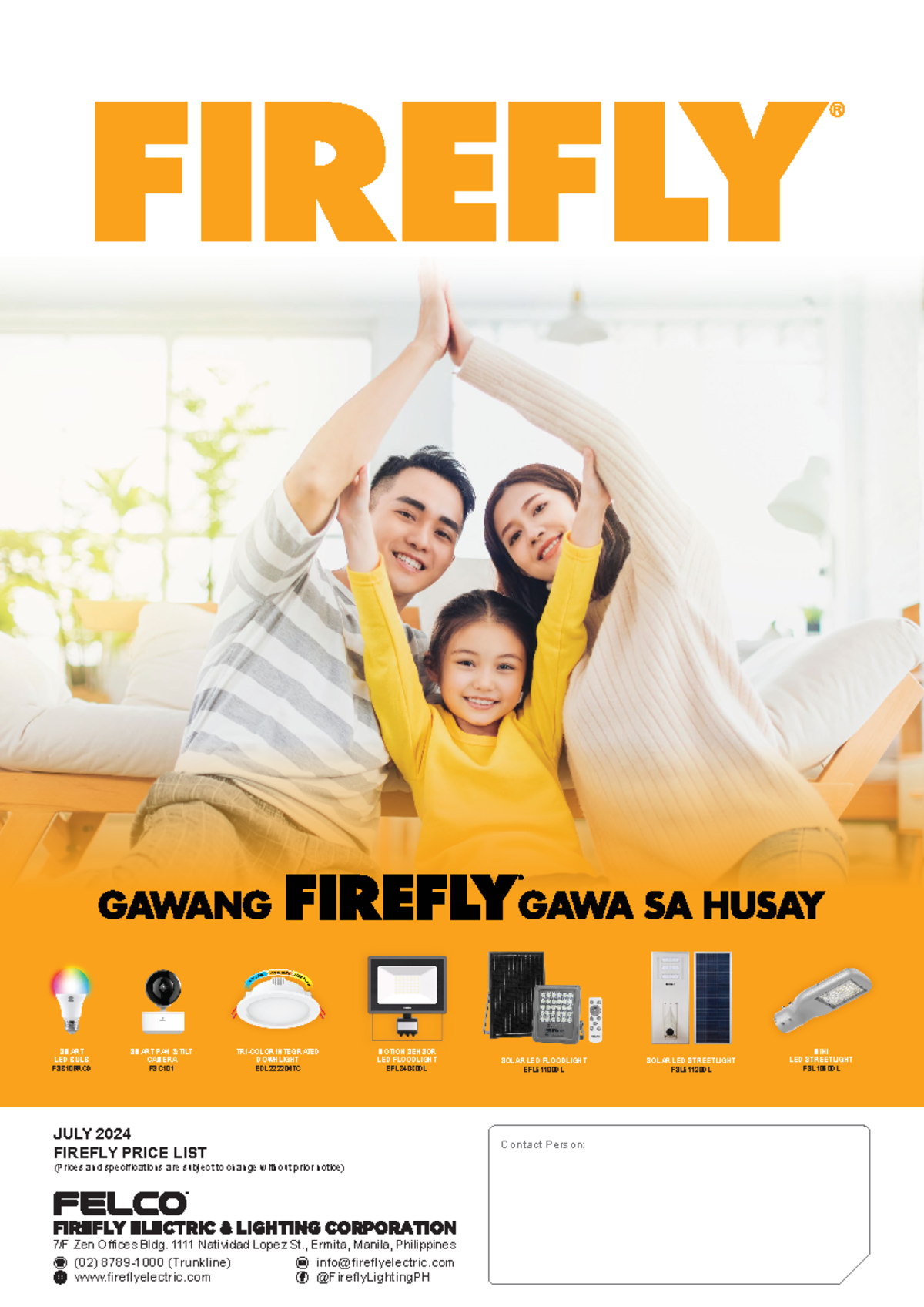 Firefly-February-2024 - SMART LED BULB FSB109RCD TRI-COLOR INTEGRATED DOWNLIGHT EDL222206TC ...