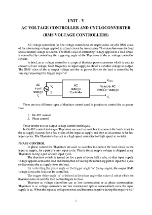 PE(U3) - Power Electronics Lecture Notes - UNIT- III DC CHOPPERS ...