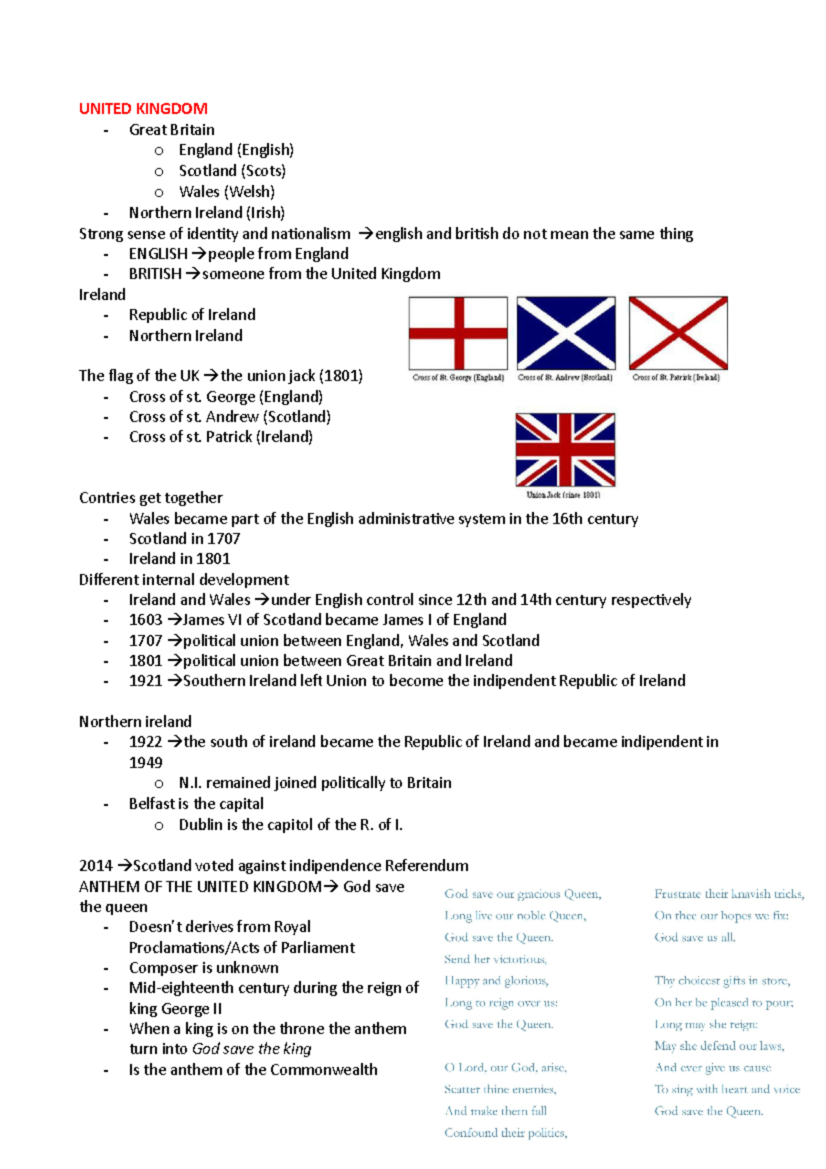 British civilization, istituzione, storia e cultura inglese - UNITED ...