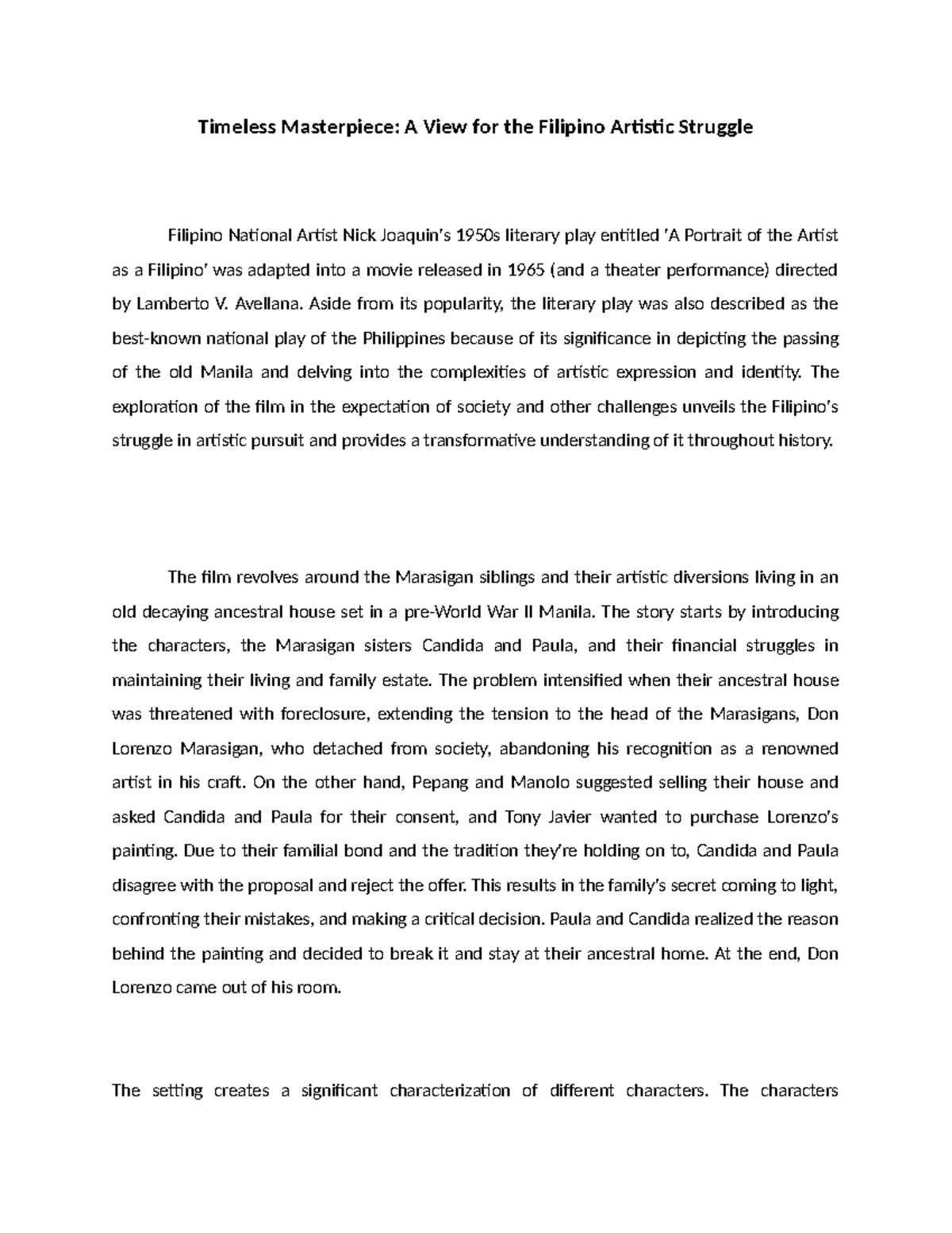 Timeless Masterpiece - Avellana. Aside from its popularity, the ...