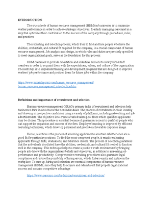 HRM 433 - Latest - GROUP ASSIGNMENT PERFORMANCE MANAGEMENT AND ...