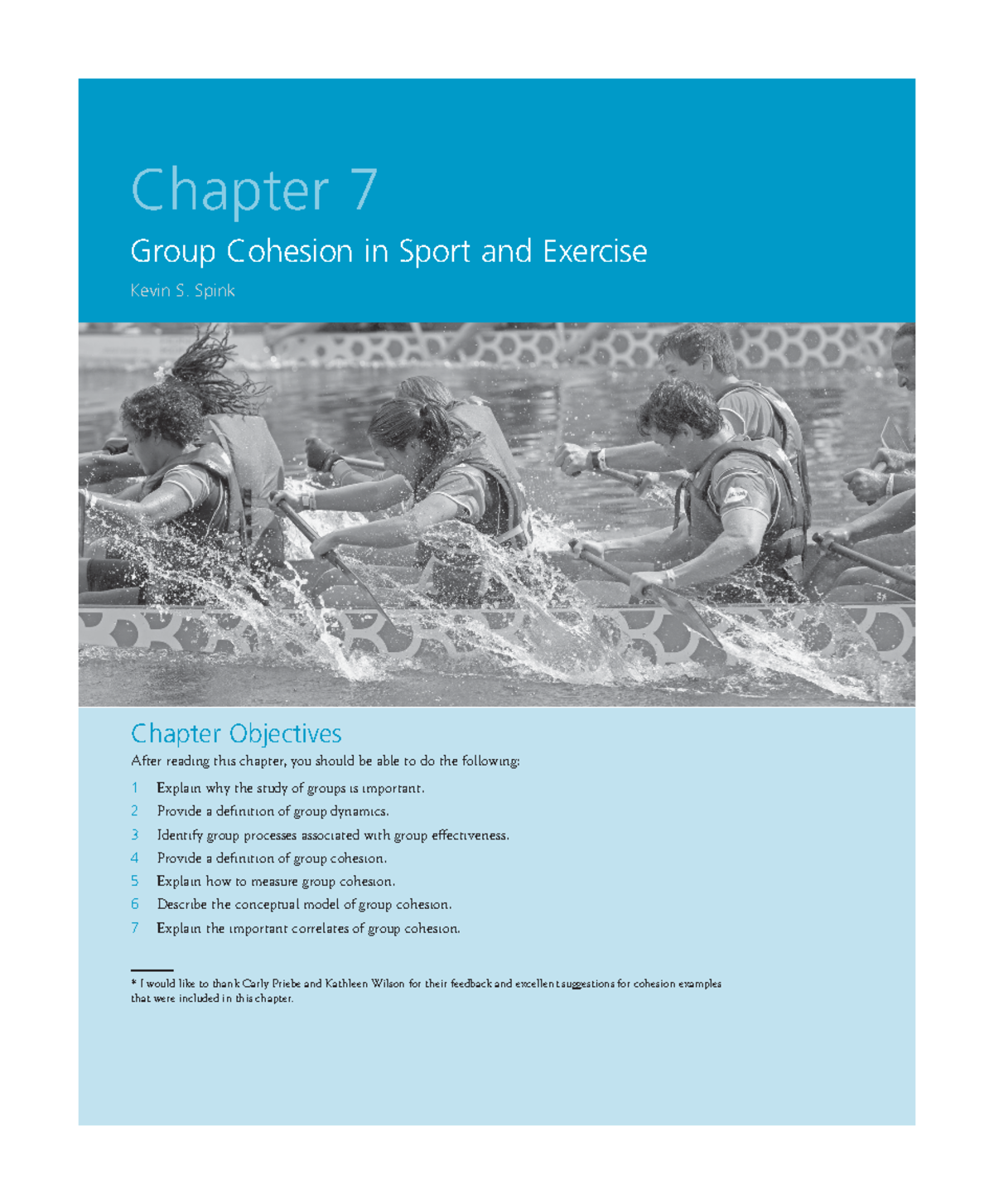 Chapter 7 - sport and exercise psychology a canadian perspective second ...