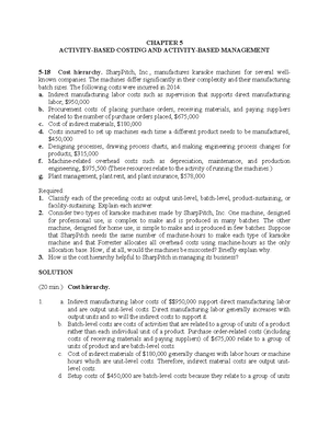 Session 1 - Assignment - Cost Accounting Assignment – Session 1 “An ...