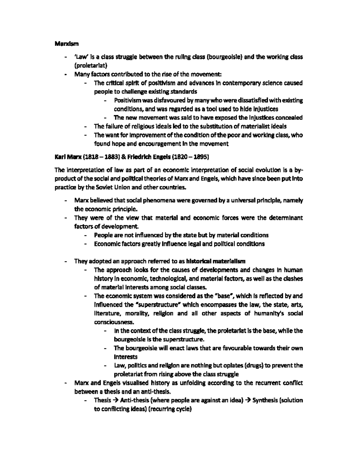 Maxism n karl max - Marxism ‘Law’ is a class struggle, Karl Marx and ...