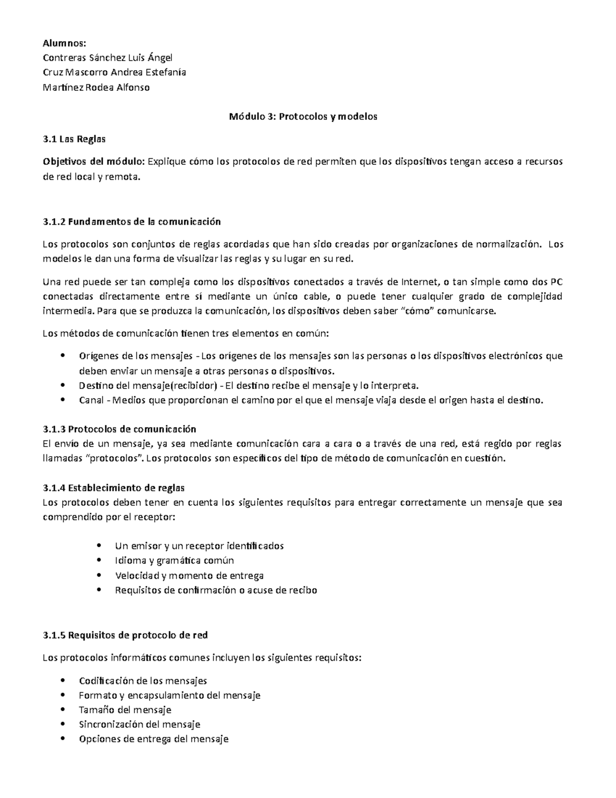 Modulo 3 - apuntes - Alumnos: Contreras Sánchez Luis Ángel Cruz ...