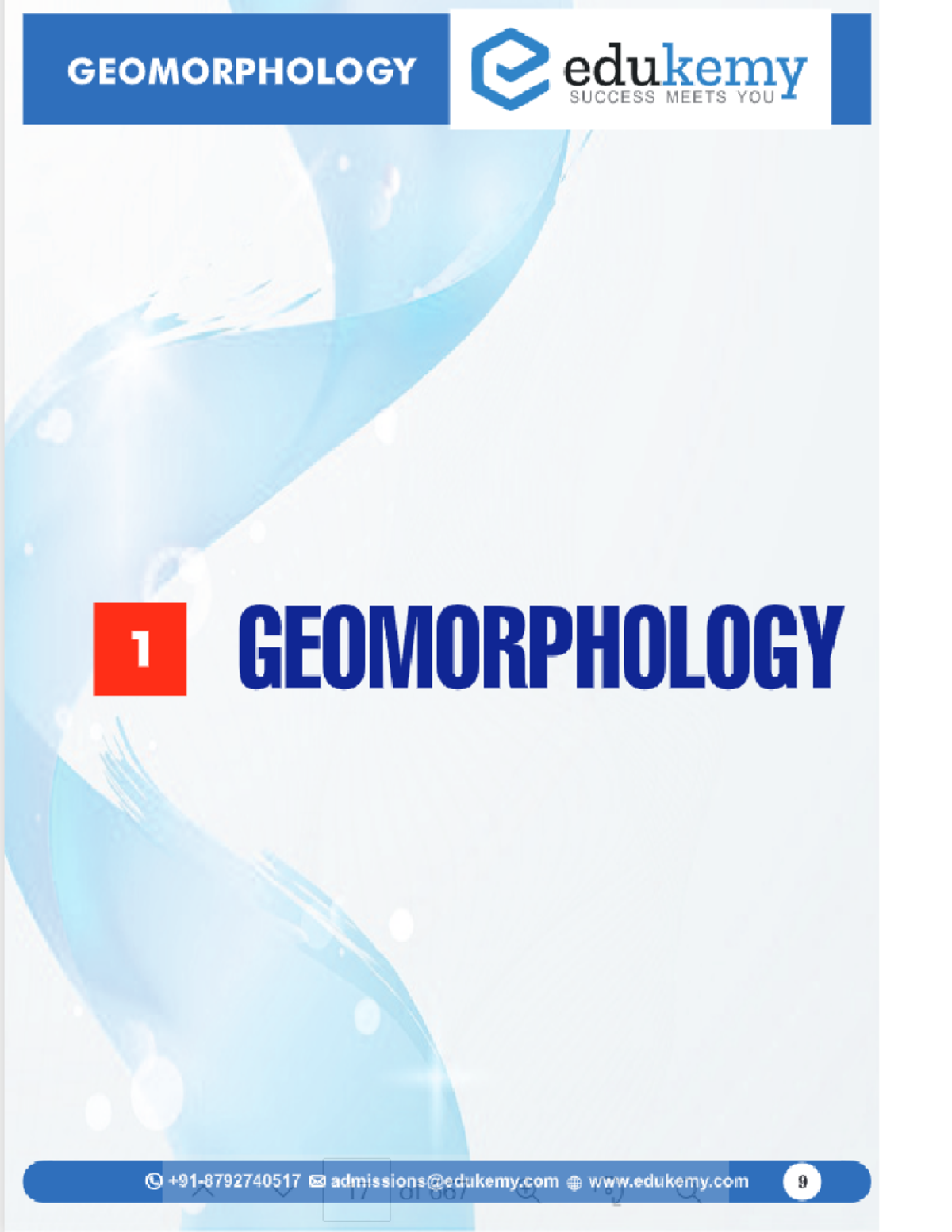 Geomorphology Sample PDF - Environmental Studies - Studocu
