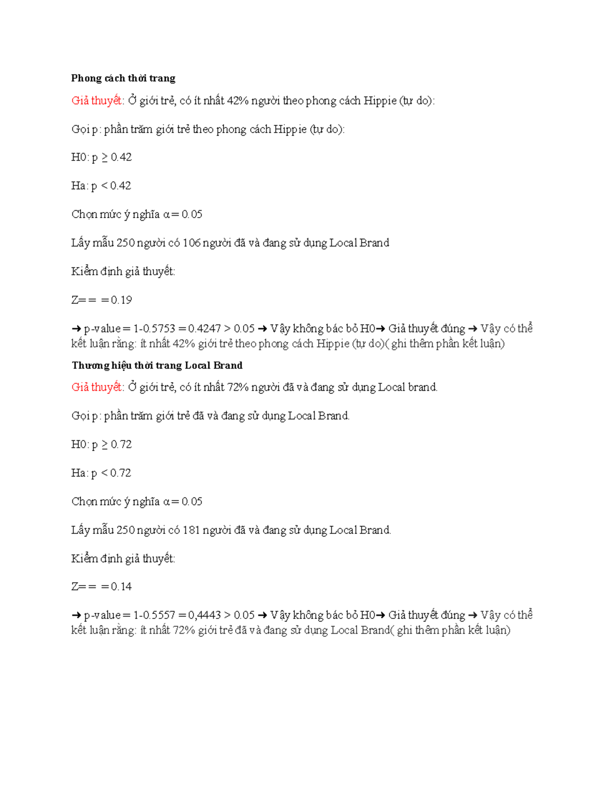 Phần của Trang - HAY - Phong cách thời trang Giả thuyết: Ở giới trẻ, có ...