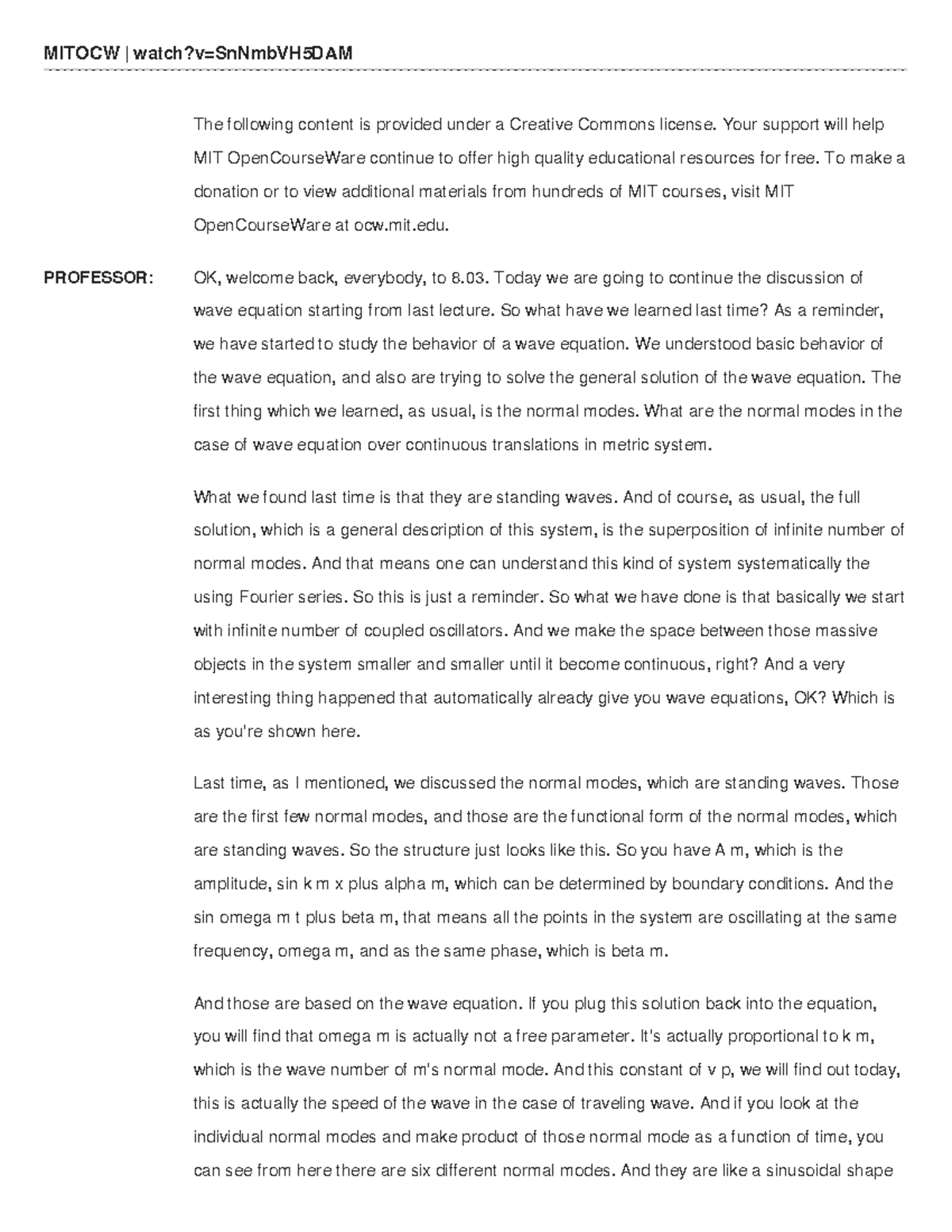 7c394bab98d9241eb61bf42817 a1e5eb Sn Nmb VH 5DAM - MITOCW | watch?v ...