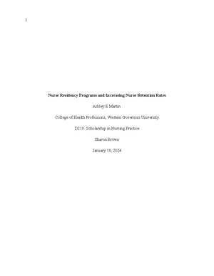 D218 Task 1 Template - Personal Development Plan Ashley Martin College ...