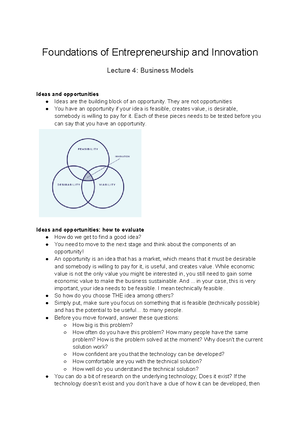Lecture 2 - Sources of Opportunity - Sources of Opportunities ...