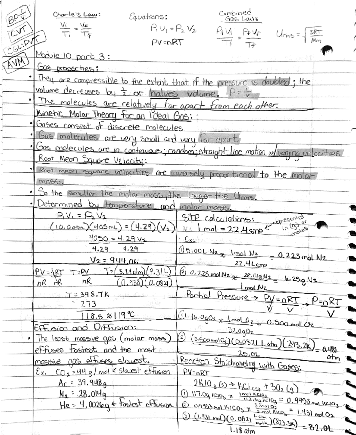 Module 10 Part 3 - CHE 106 - Studocu