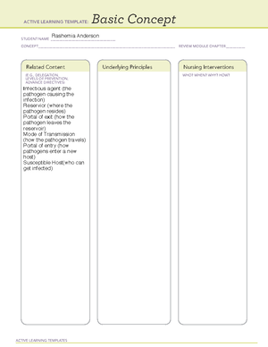 Temp1 - ATI - ACTIVE LEARNING TEMPLATES Nursing Skill STUDENT NAME ...