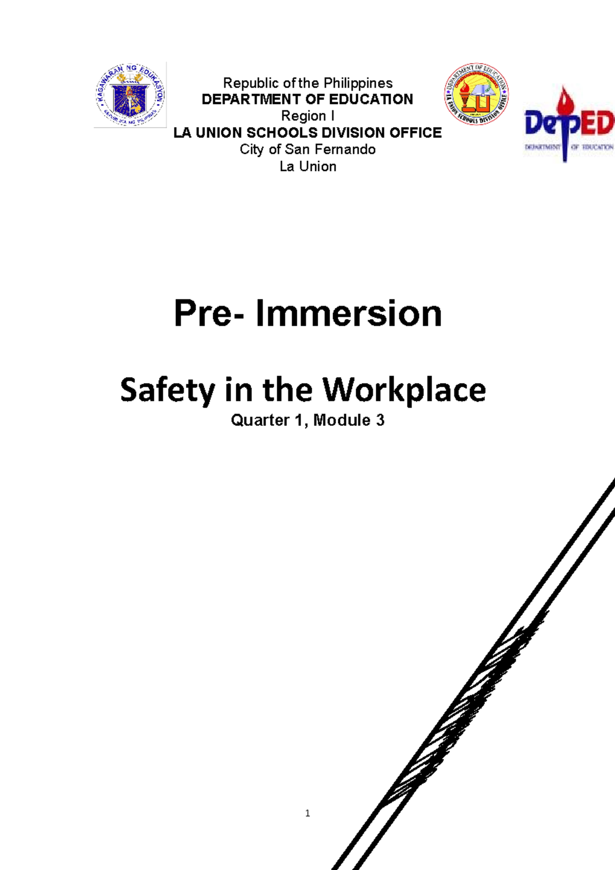 Pre-immersion-3 - Pre-immersion-3 - Republic of the Philippines ...