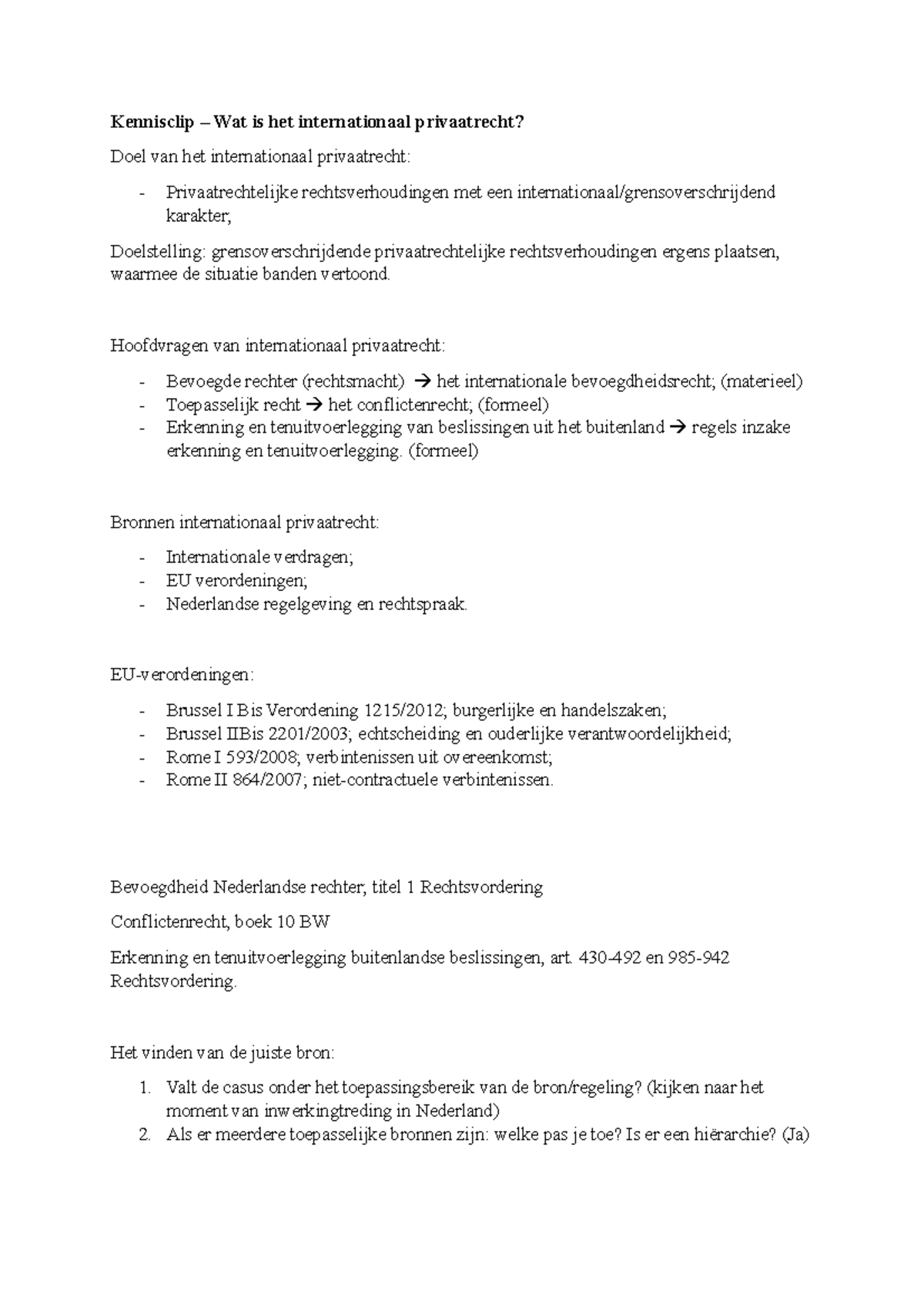 LCV3 Internationaal Privaatrecht - Kennisclip – Wat is het ...