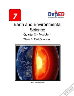 5 Q2 SSC Earth Envi Sci - [Type here] ii ` Earth and Environmental ...