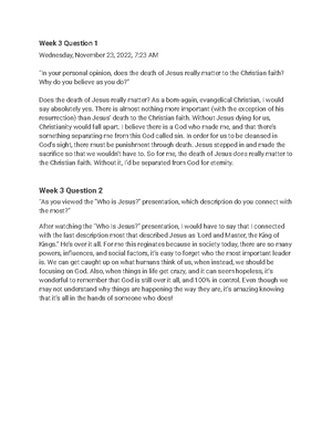 Gospel Comparison Paper - Comparison of the Four Gospels CHS-121- 29 ...