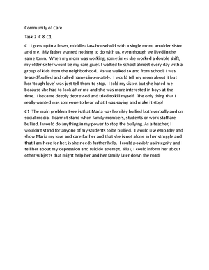 D097 A2-A4 - WGU Education Foundation D Task 1, A2-A A2. Compare and ...