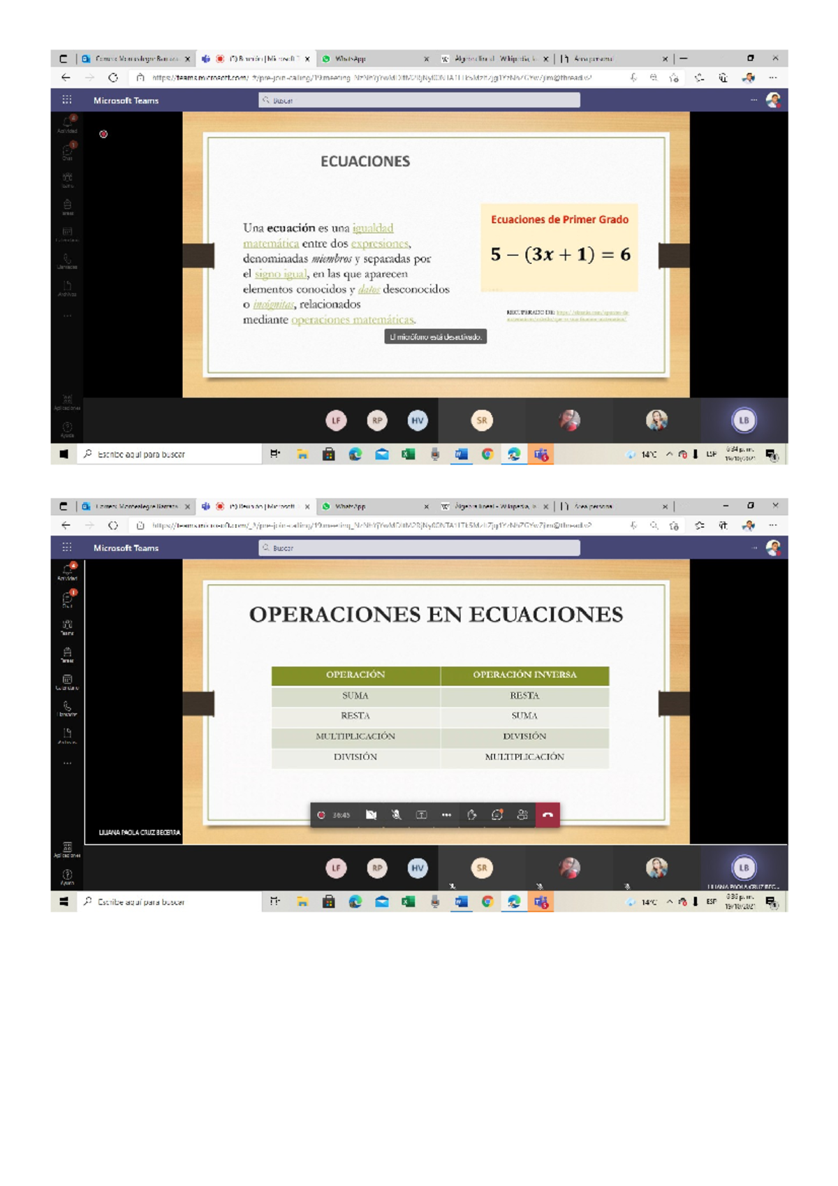 Algebra Keneal Clase 1 - kjabbcjkuuu ihiohoi hihhioh iiio ihhihí´h ...