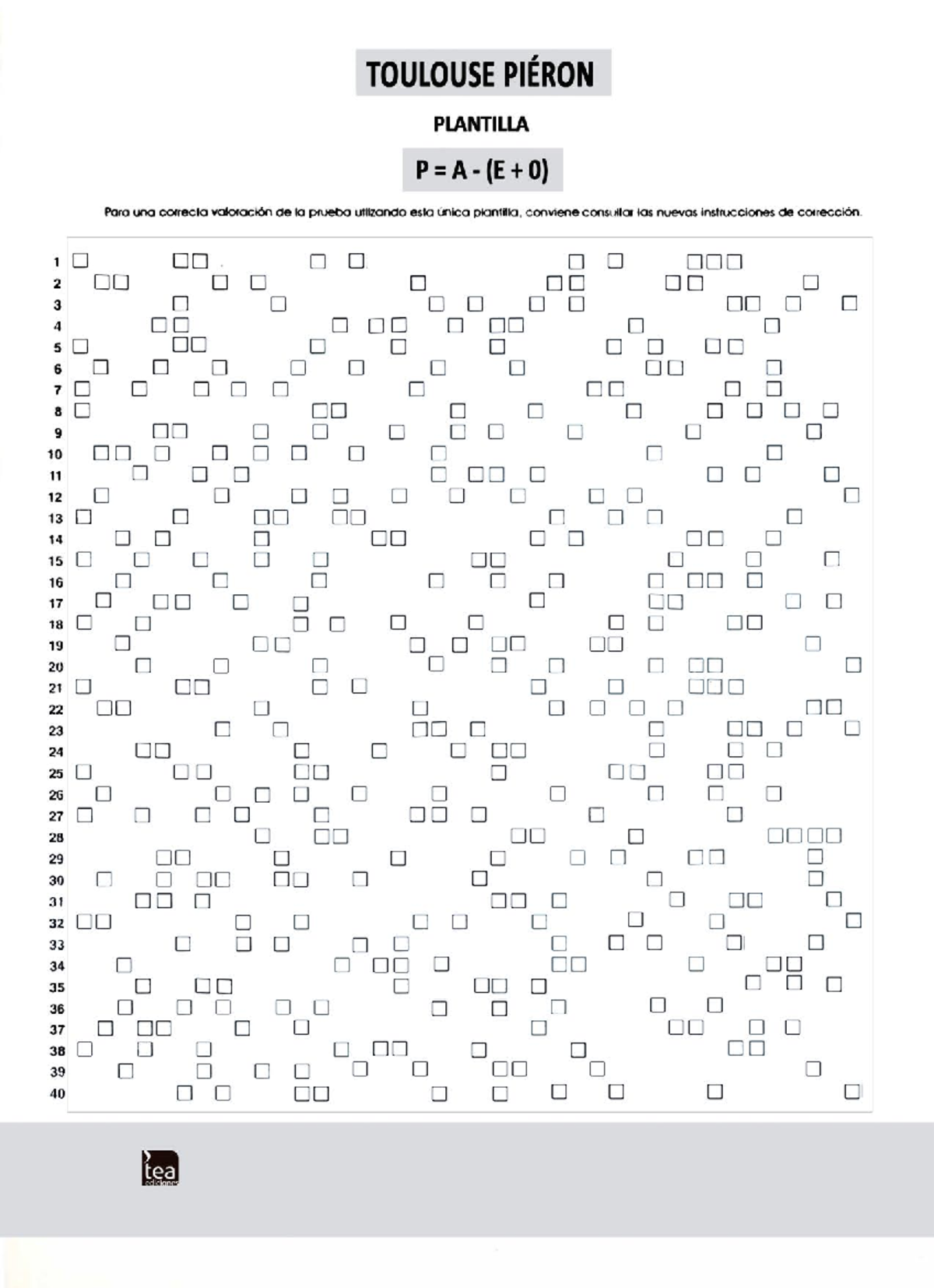 Plantilla - MNual - TOULOUSE PIÉRON PLANTILLA Para una correcta ...
