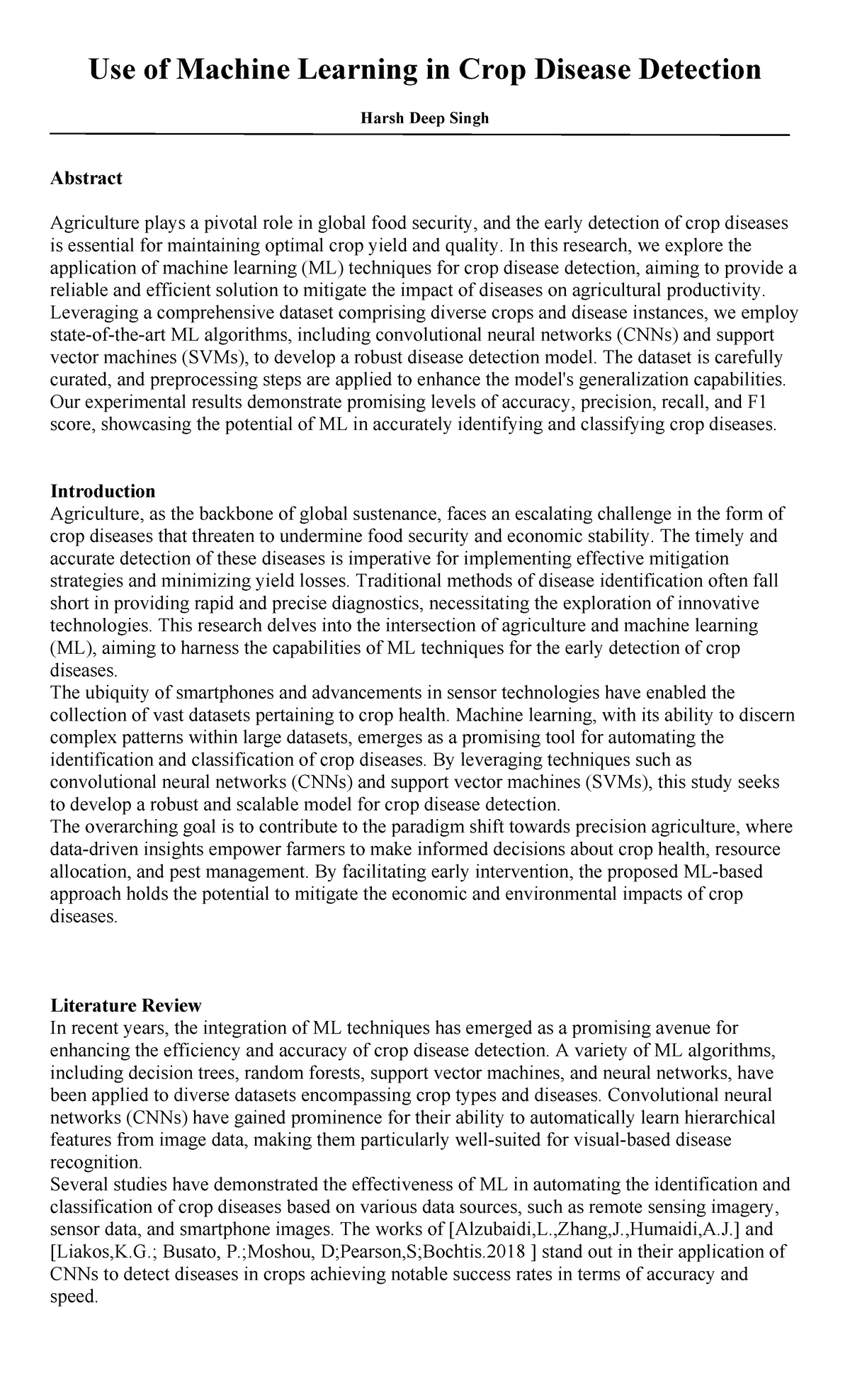 Plant disease detection - Use of Machine Learning in Crop Disease ...