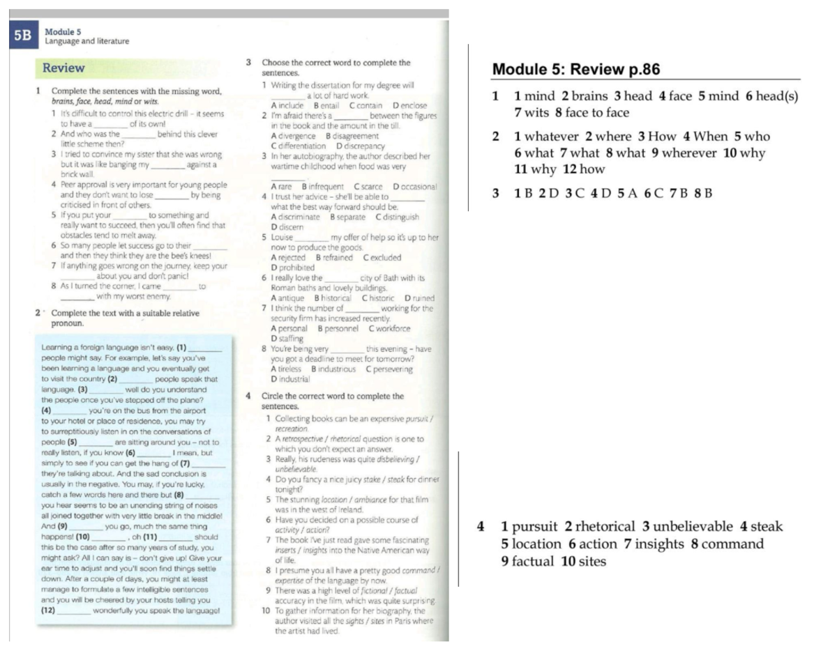 Exam 2 modules - Academic English I - Studocu