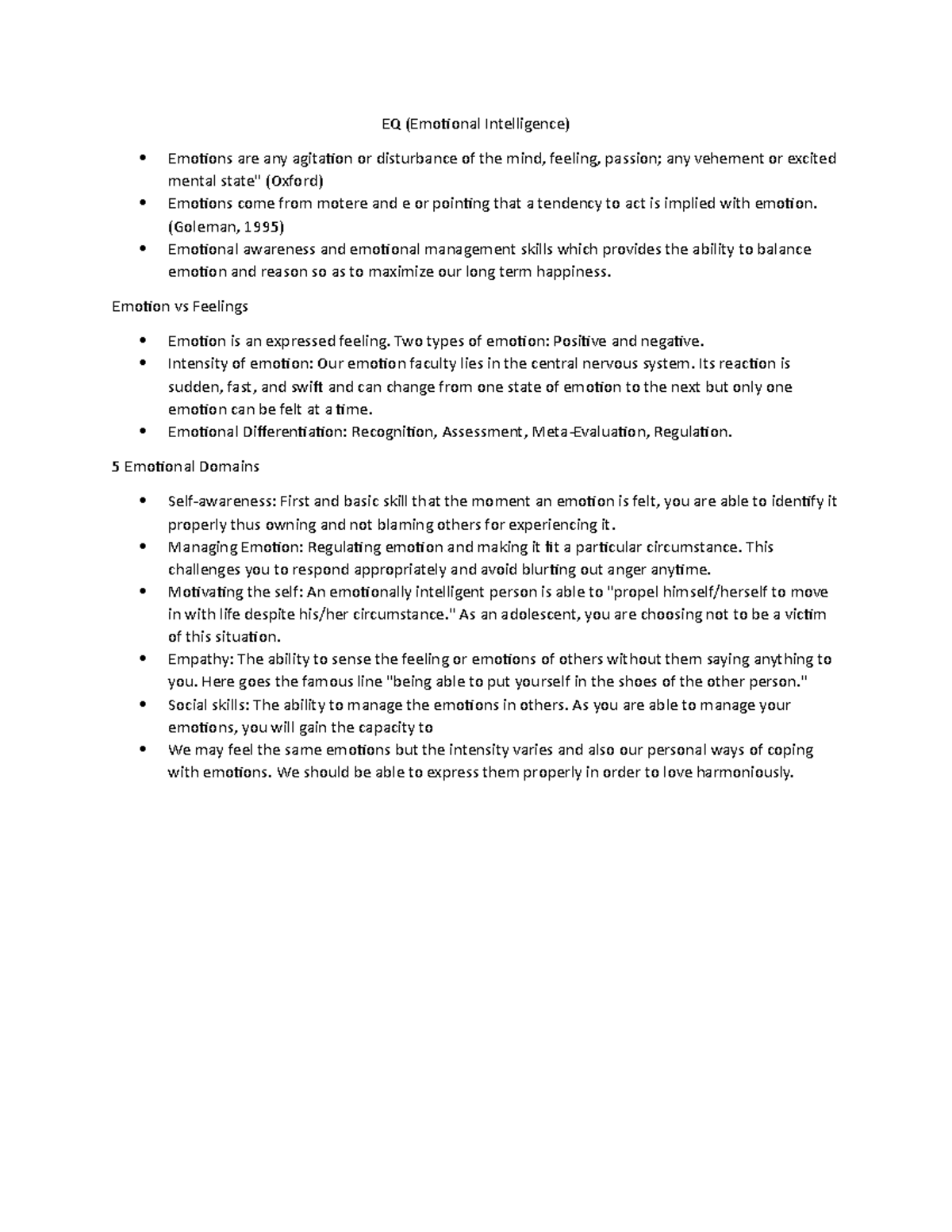 EQ (Improving Emotional Intelligence) - EQ (Emotional Intelligence ...