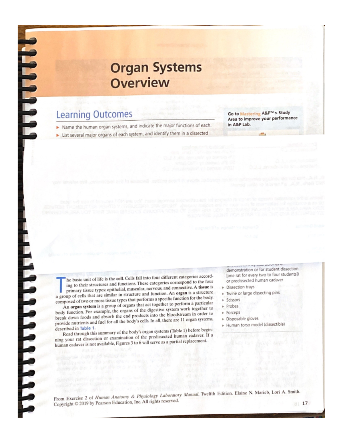 Organ Systems - Human anatomy readout - ANT 3515 - Studocu
