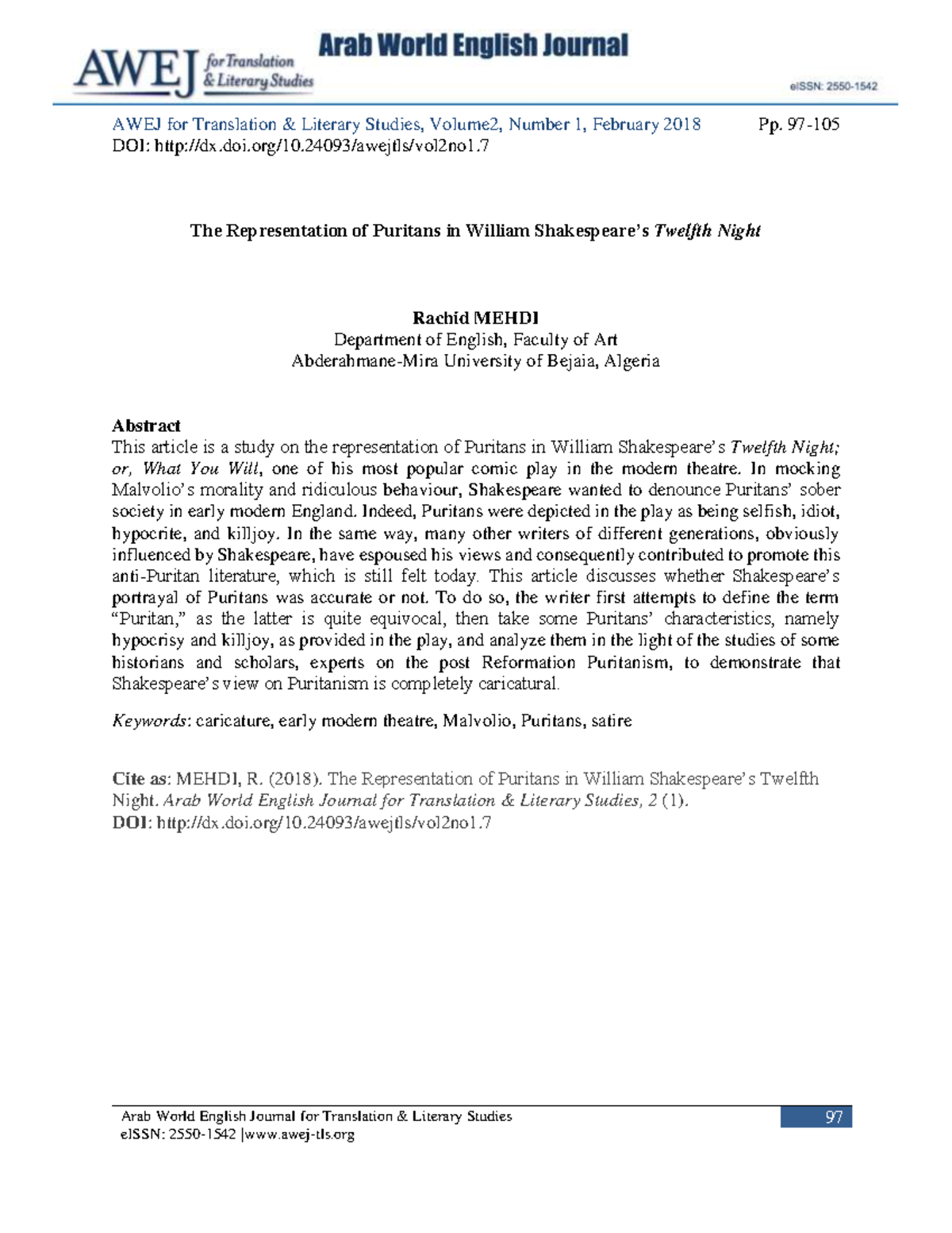 7 - English - Arab World English Journal for Translation & Literary ...