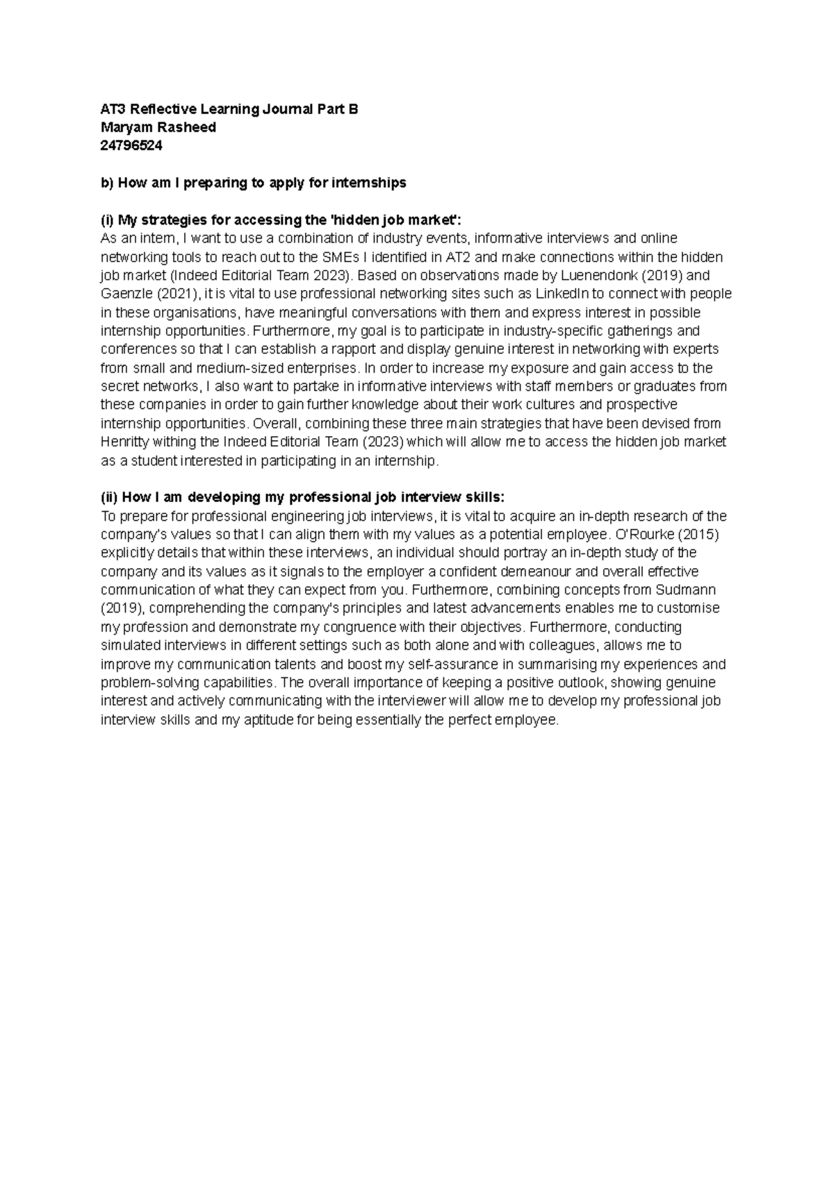 AT3 Part B - PP1 assignment 3 - AT3 Reflective Learning Journal Part B Maryam Rasheed 24796524 b ...