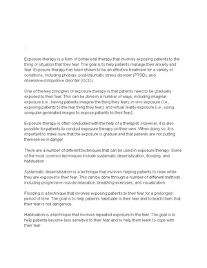 Child Clinical Psychology course outline - : Interpersonal therapy (IPT ...