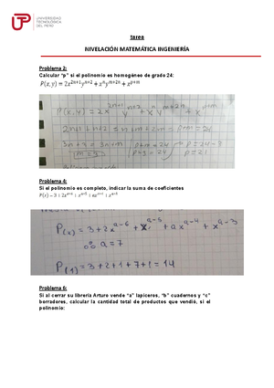 S13.s1-Ejercicios de Ecuaciones de primer grado - NIVELACI”N DE MATEM¡TICA - GESTI”N Semana 13 ...