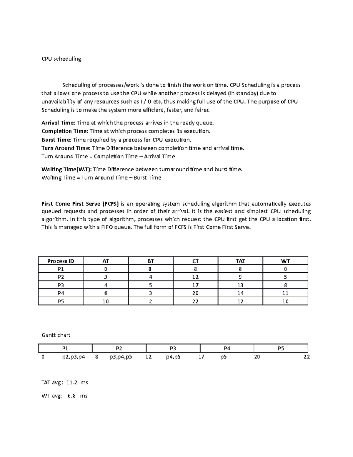 Cpu Scheduling Akrns Gdf Hfhfch D H Cpu Scheduling Scheduling Of Processeswork Is Done To 1720