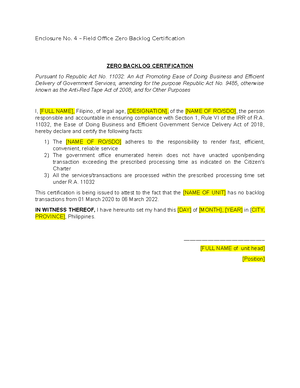 Annex 4 Temporary Progress Report Card DO 3 2018 - TEMPORARY PROGRESS ...