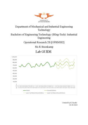 LAB GUIDE FOR MANUFACTURING SYSTEM - PROGRAM : B Eng. INDUSTRIAL ...