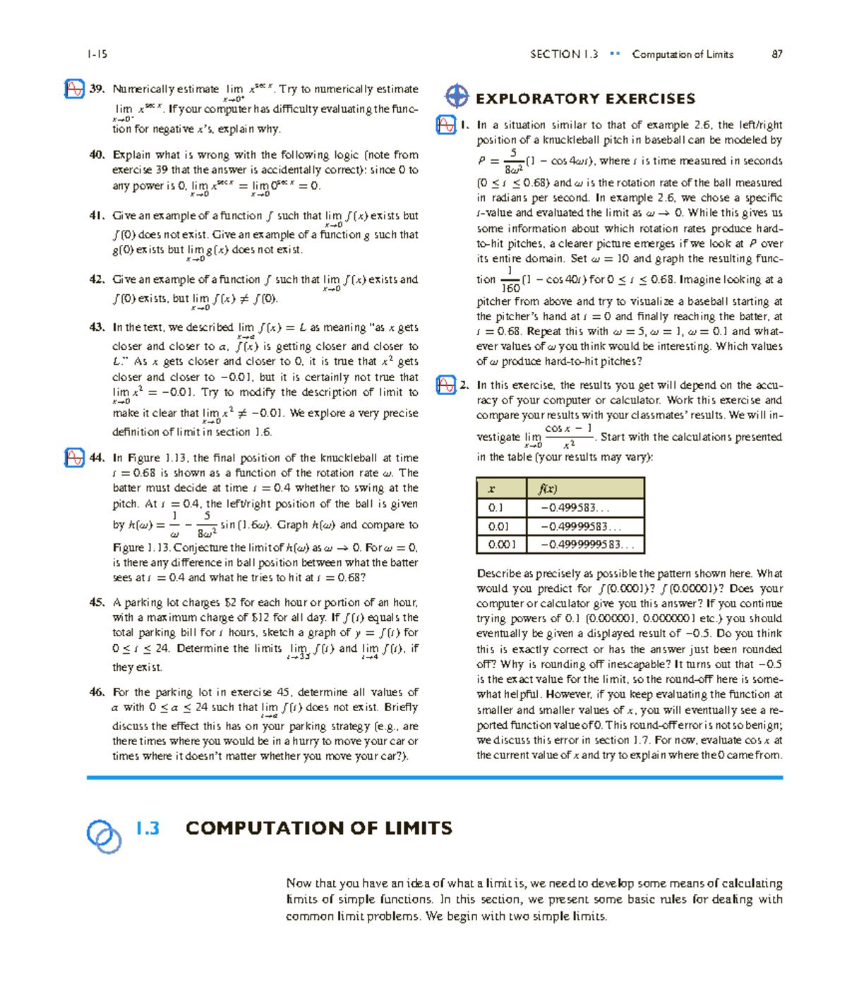 Ch01 03 - GTBL001-01 GTBL001-Smith-v16 November 15, 2005 11: 1-15 SECTION 1 .. Computation of ...