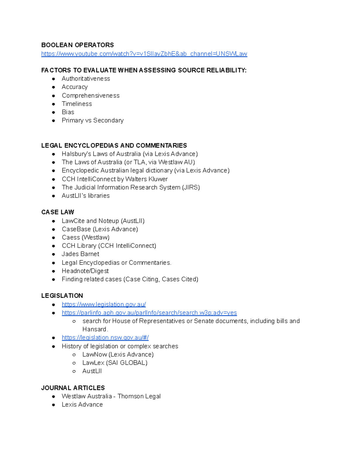 Legal Research AND Writing - BOOLEAN OPERATORS youtube/watch?v ...
