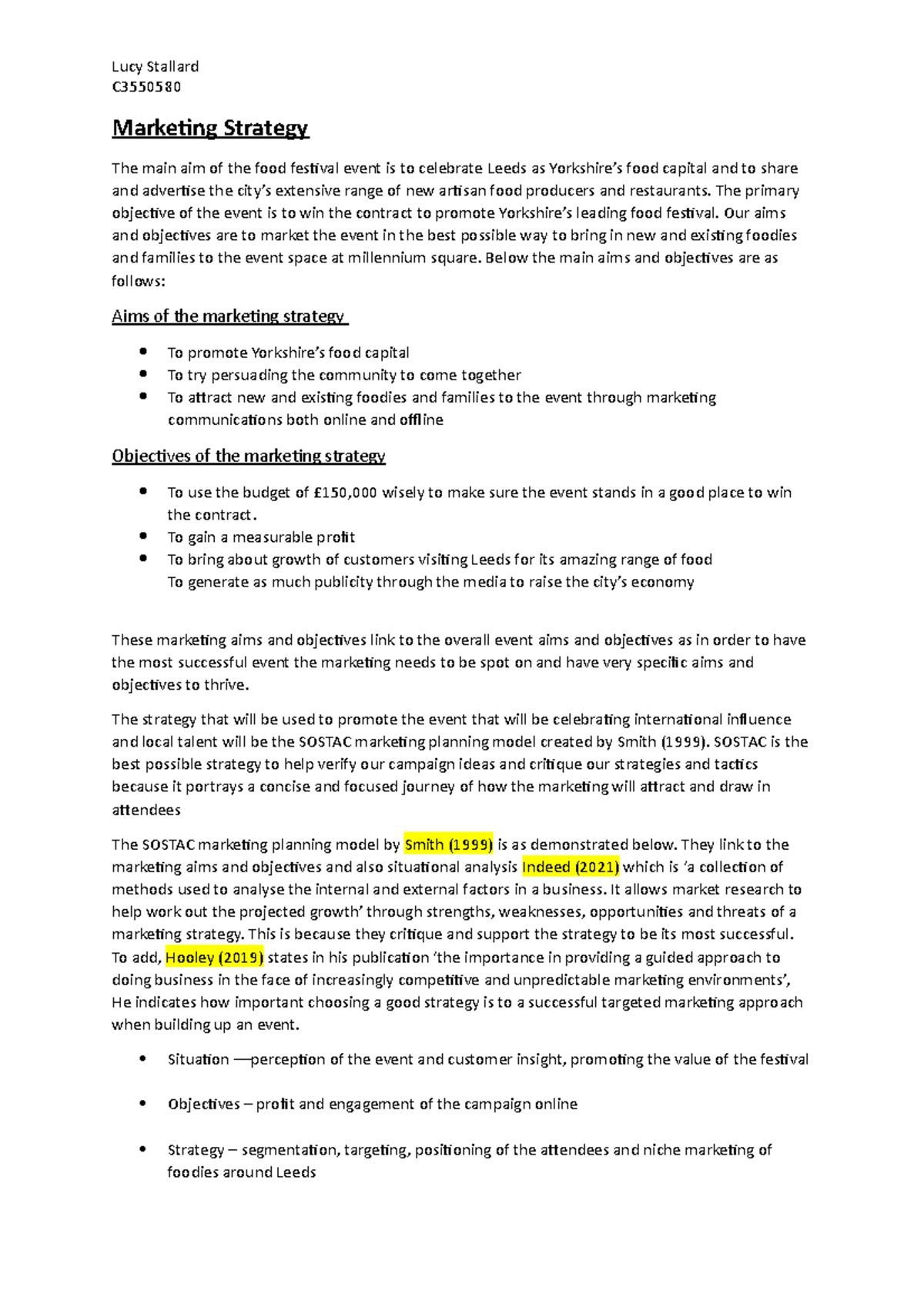 IMC Report - my marketing essay using targeting and positioning - Lucy ...