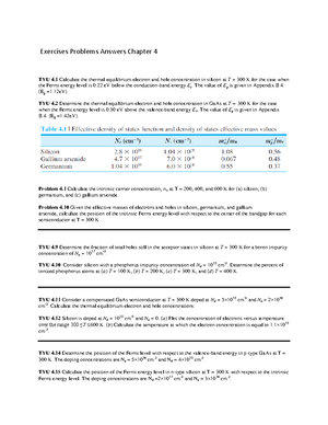 Exercises Ch3 - excercise with solutions - Exercises Problems Answers ...